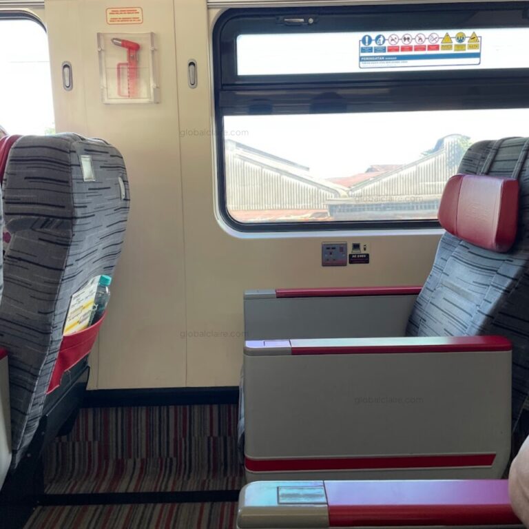 KTM train from Kuala Lumpur to Penang (Butterworth) - Global Claire