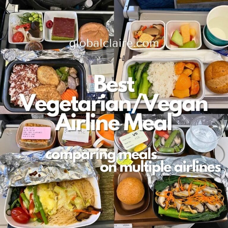 Cathay Pacific Vegetarian / Vegan Meals - Review - Global Claire